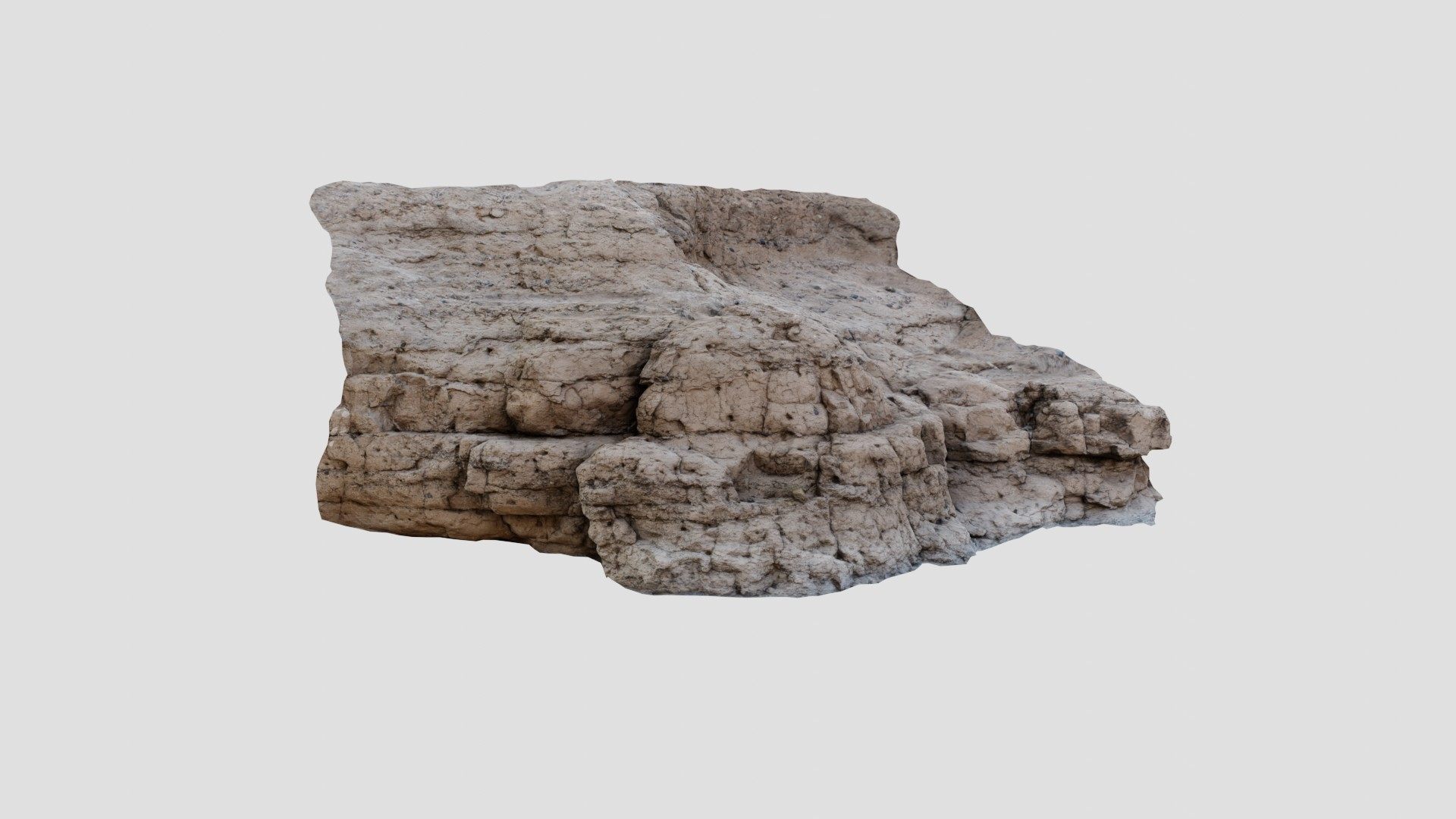 Riverbed Canyon Cliff Scan 03 3D Model - TurboSquid 2051966