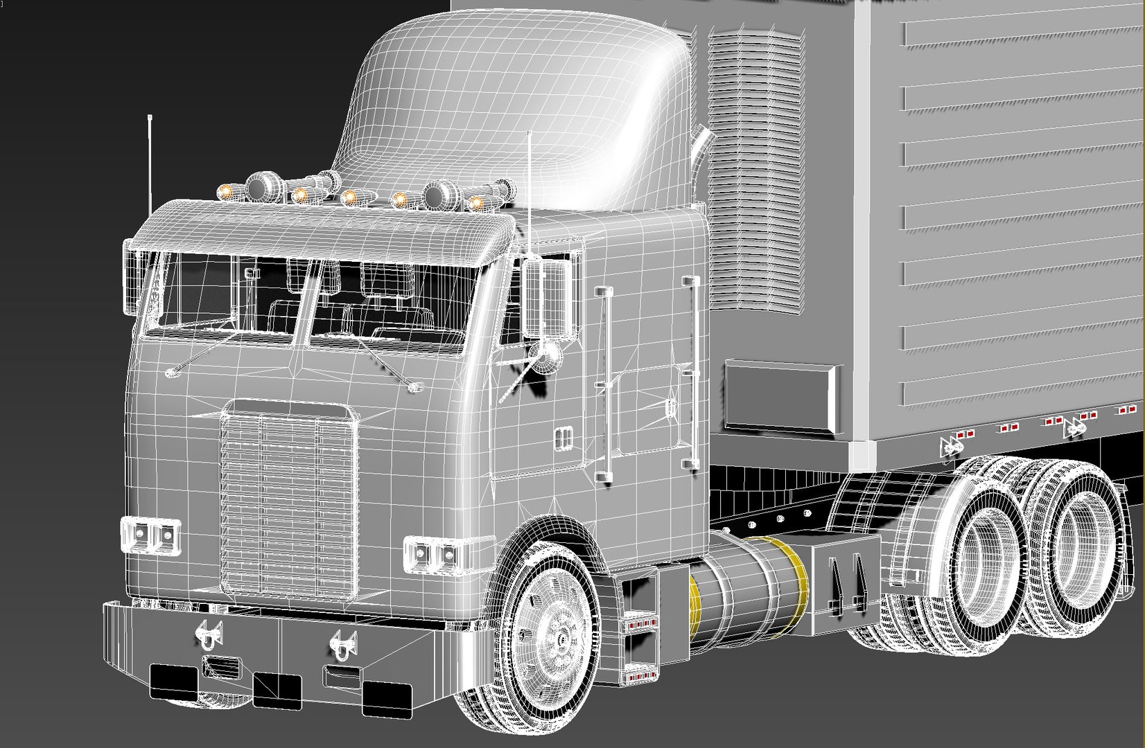 3d Freightliner Truck