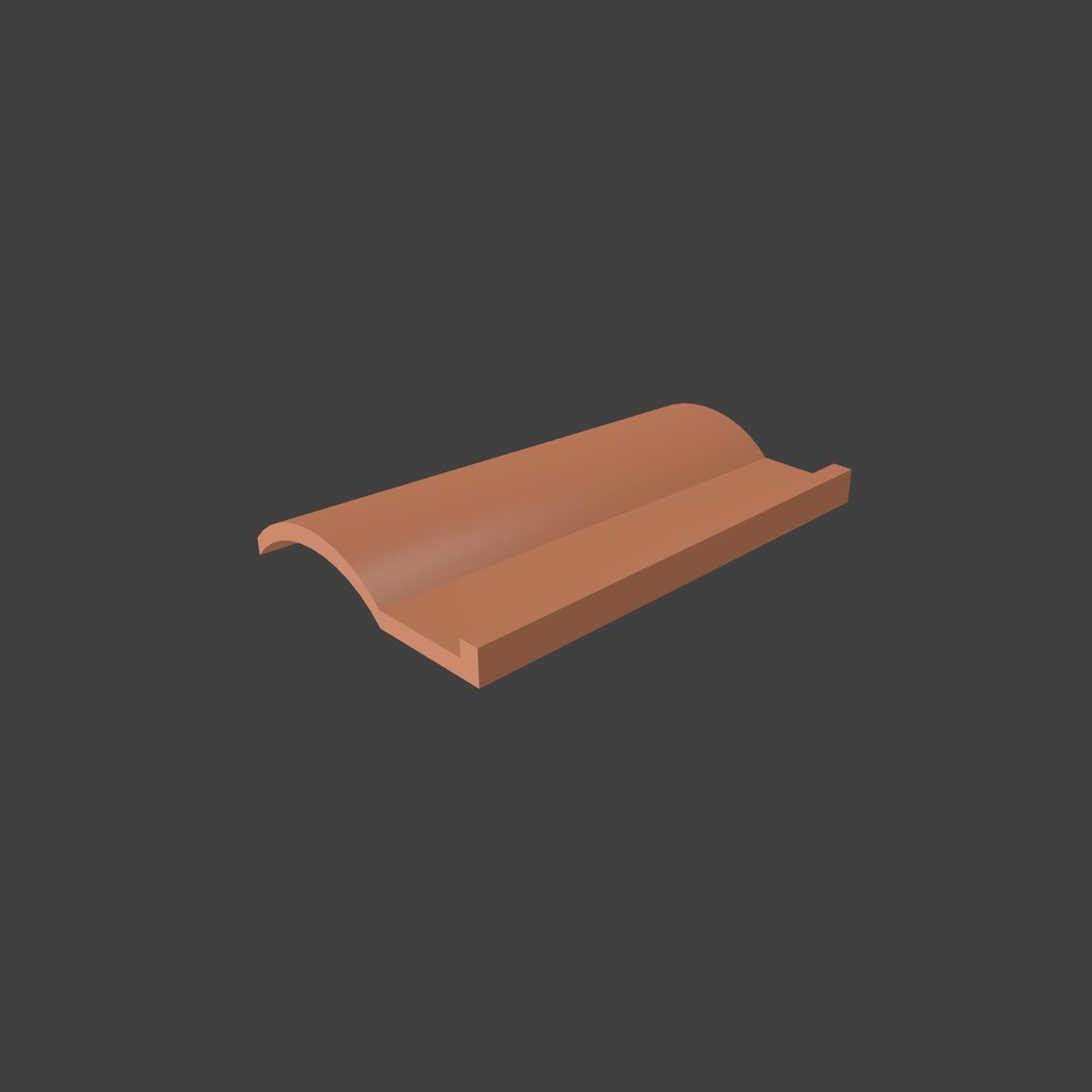 Roof Tile 3d Model
