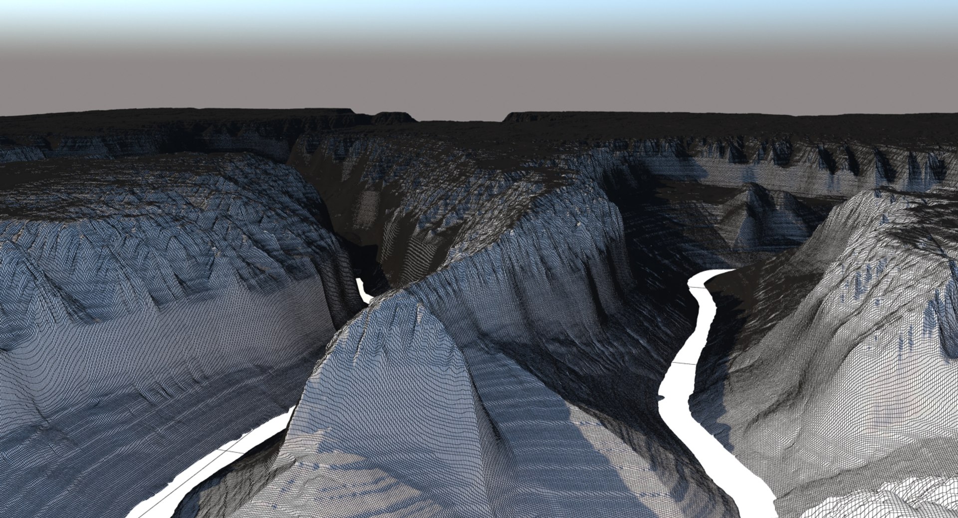 Canyon Environment 3d Model