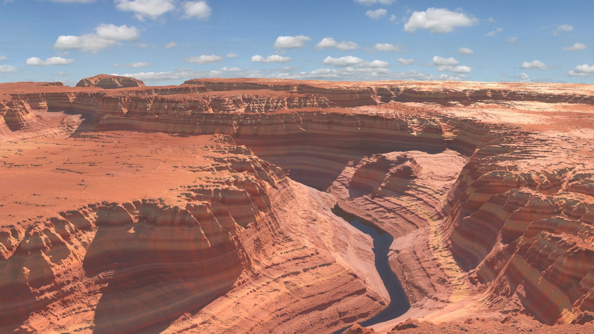 Canyon Environment 3d Model