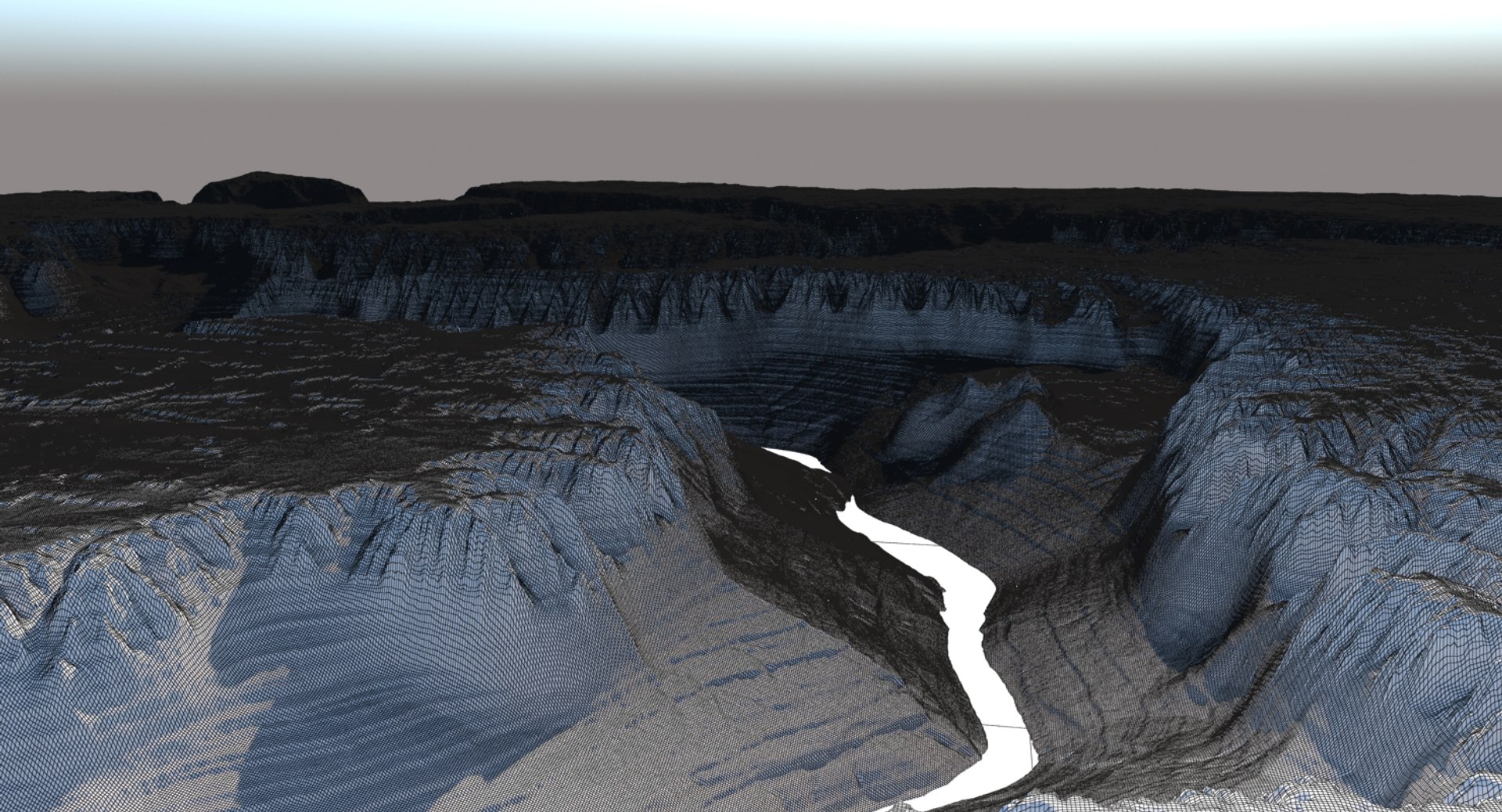 Canyon Environment 3d Model
