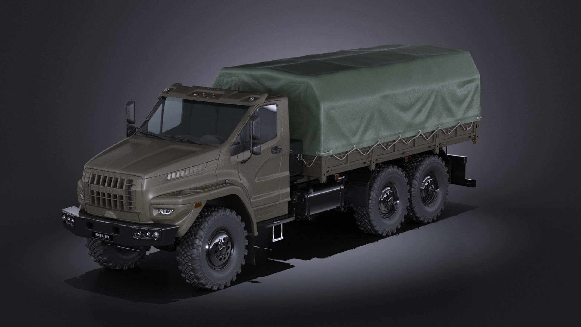 gaz ural 2015 3d model