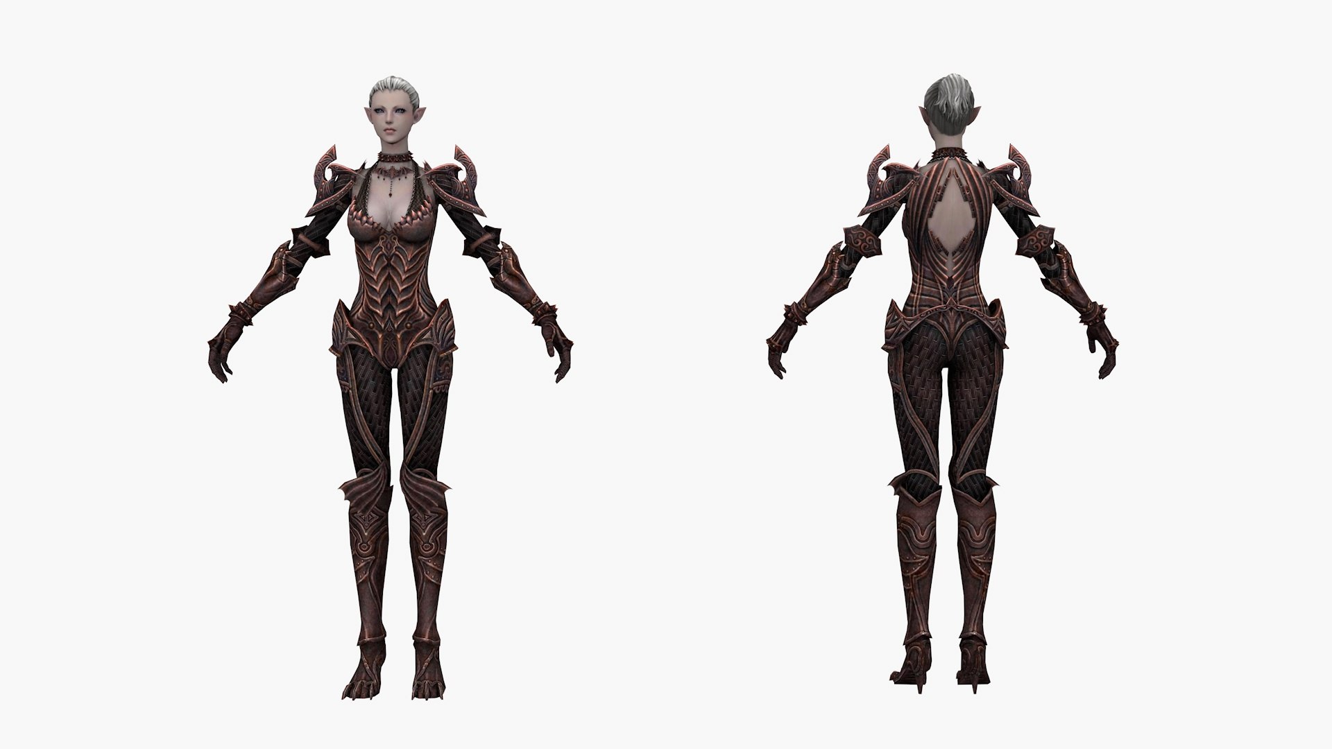 3D Elf Knight V5 Model - TurboSquid 1877370