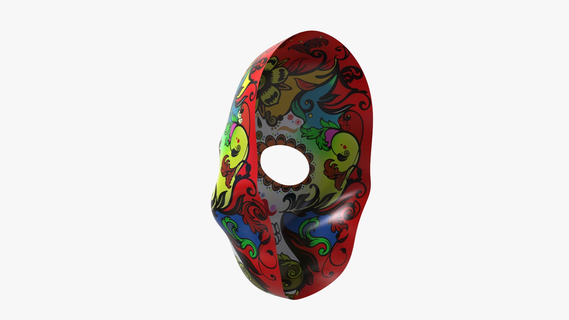 3D Calavera Mask Skeleton Model - TurboSquid 1454667