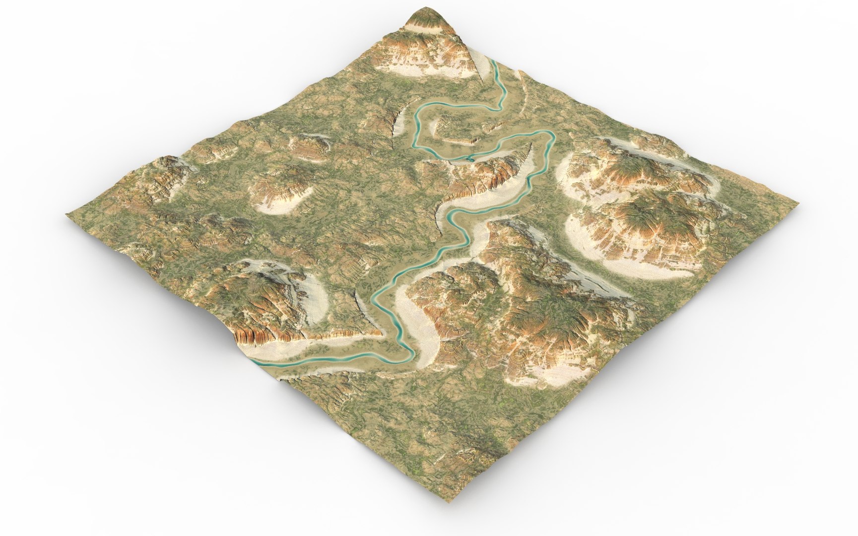 3D Games Terrain Maps - TurboSquid 1477547
