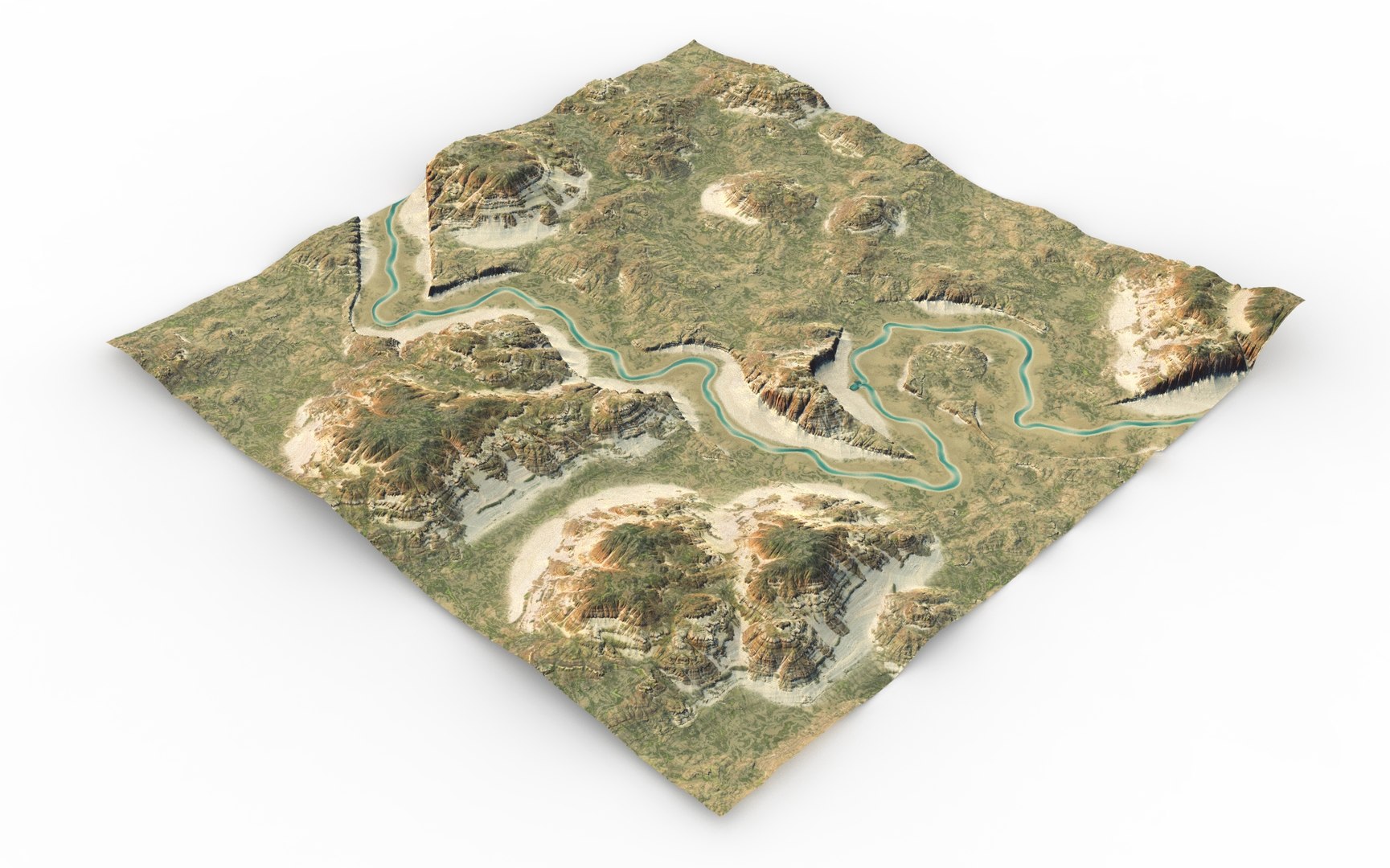 3D Games Terrain Maps - TurboSquid 1477547