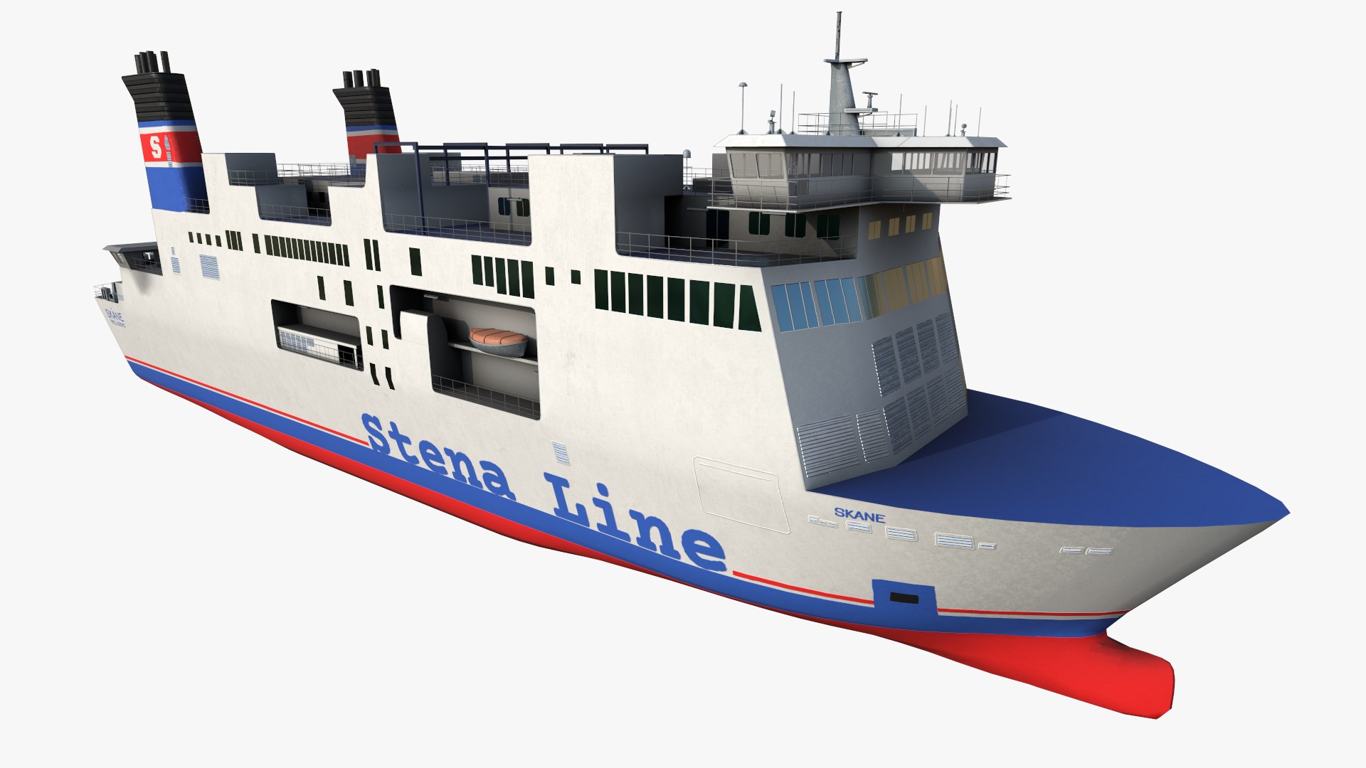 3D Roro Ferry - TurboSquid 2335744
