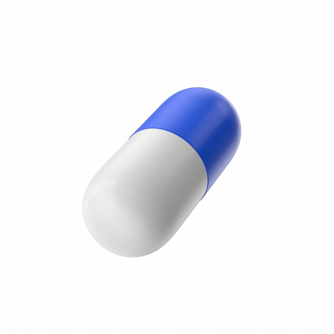 Pill Capsule 3D Model - TurboSquid 1866389