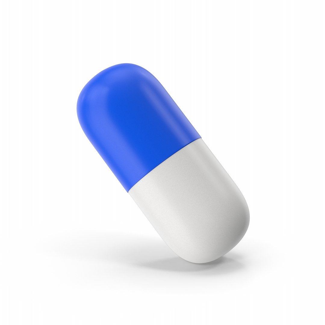Pill Capsule 3D Model - TurboSquid 1866389