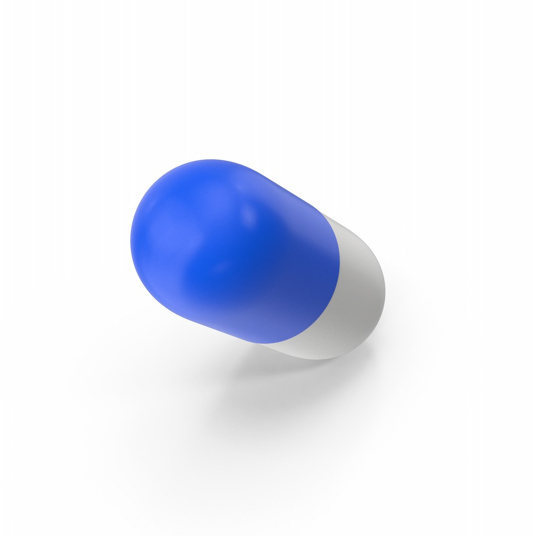 Pill Capsule 3D Model - TurboSquid 1866389