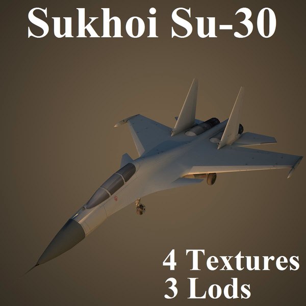 Sukhoi Su-30 3D Models for Download | TurboSquid