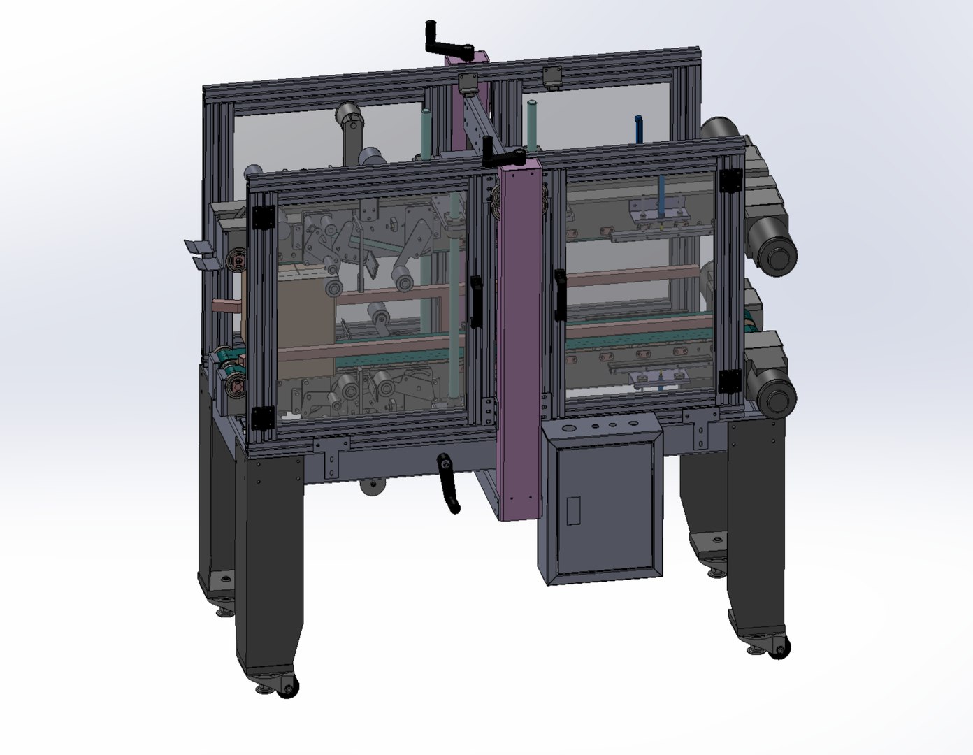 Box Sealing Machine Assembly 3D Model - TurboSquid 1818896