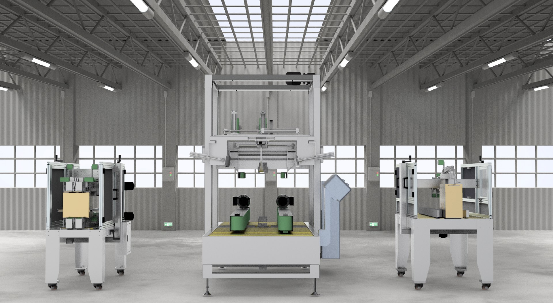 Box sealing machine Assembly 3D model - TurboSquid 1818896