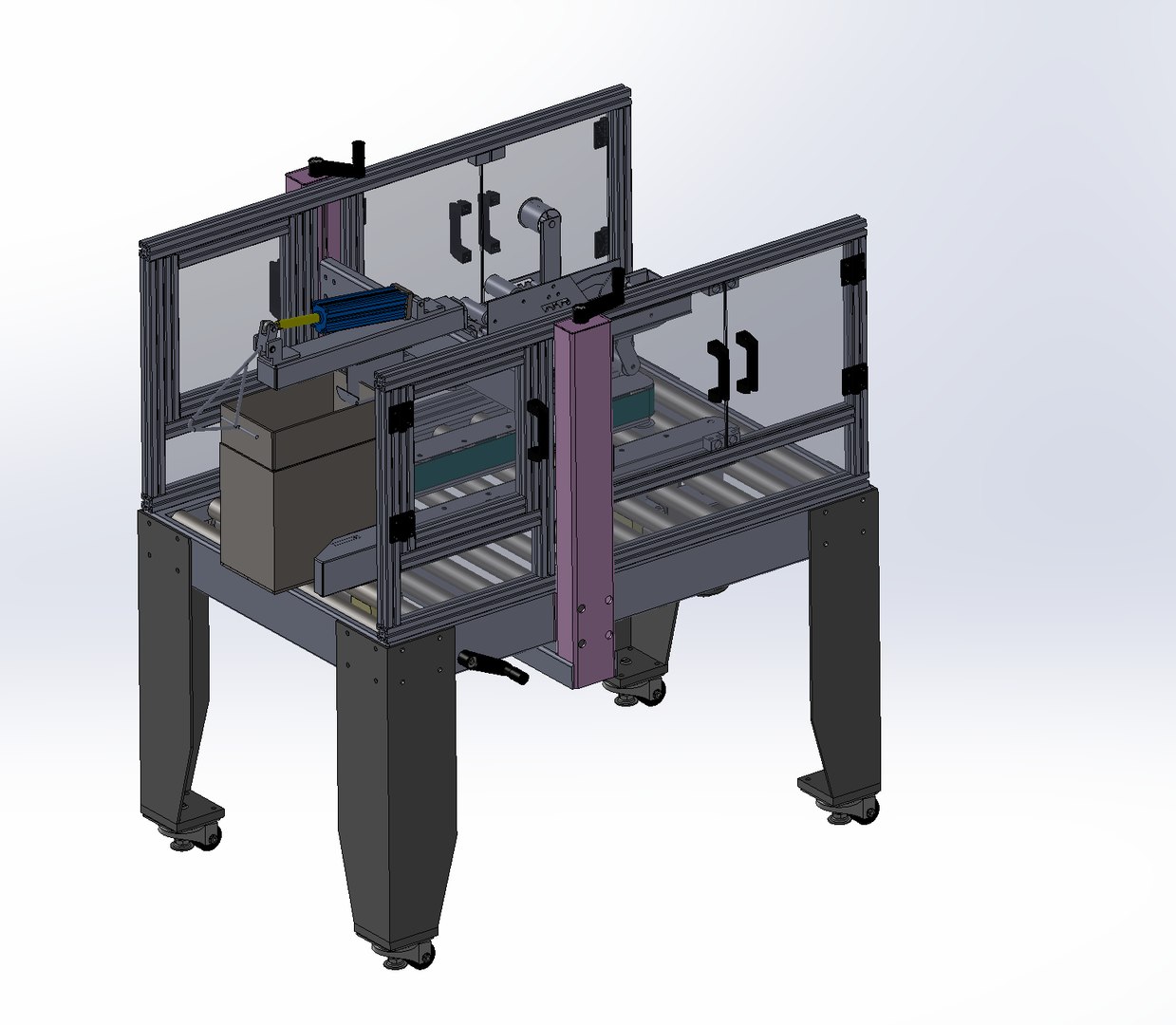 Box Sealing Machine Assembly 3D Model - TurboSquid 1818896