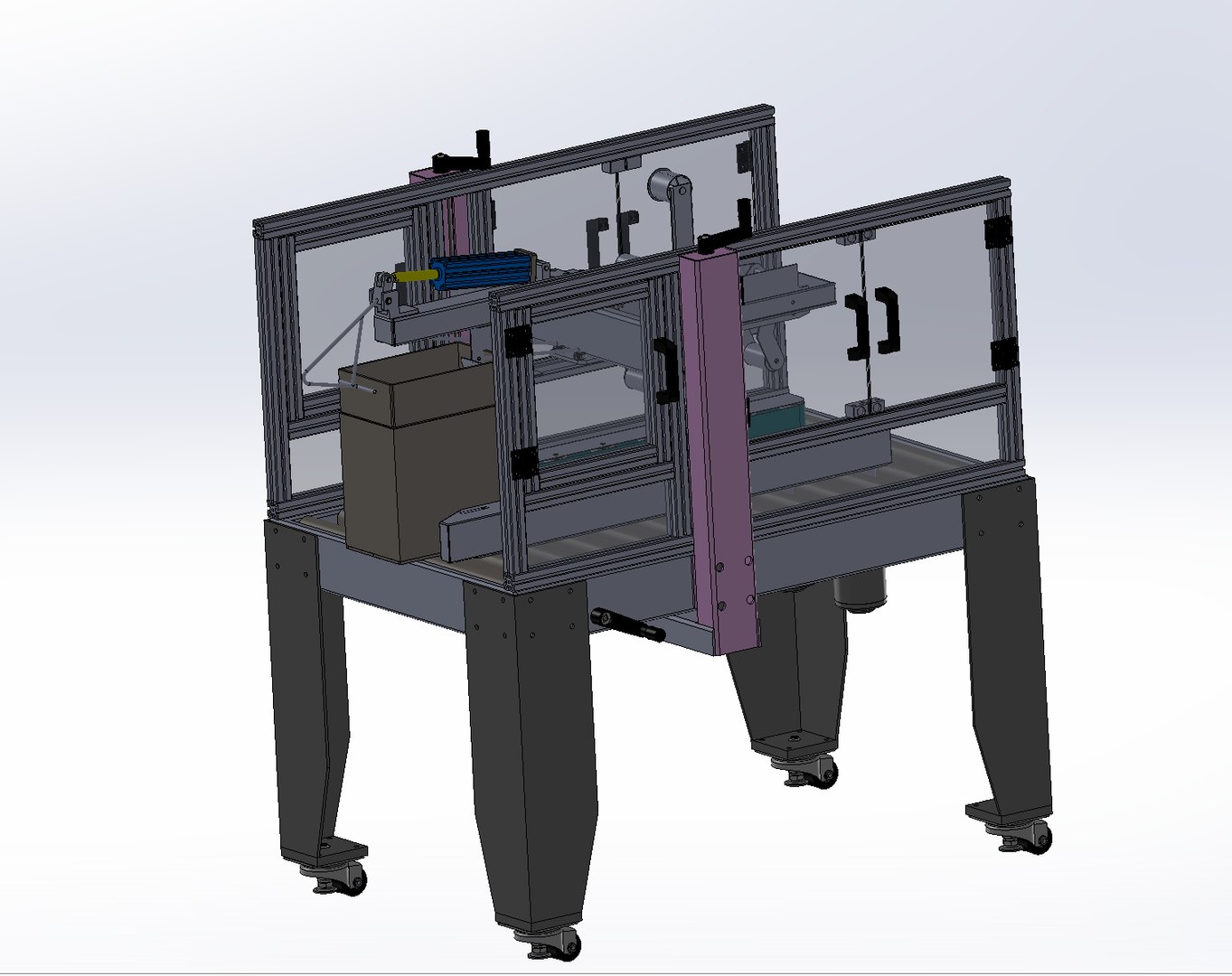 Box Sealing Machine Assembly 3D Model - TurboSquid 1818896