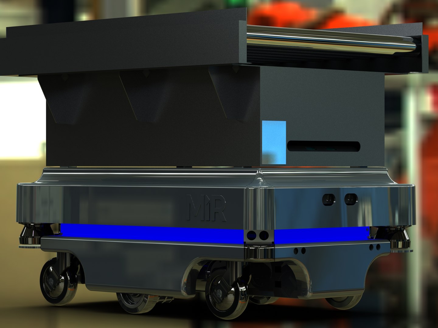 3D MIR200 Roller Conveyor Top Module model - TurboSquid 2177026