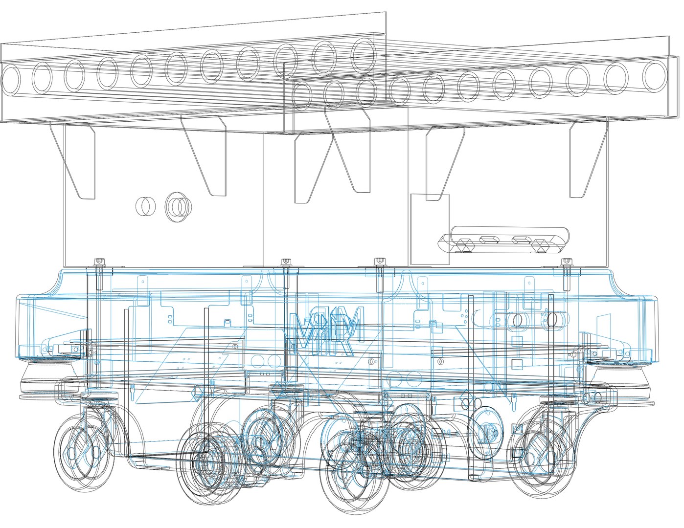 3D MIR200 Roller Conveyor Top Module model - TurboSquid 2177026