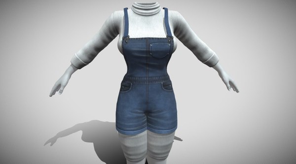 Overalls 3D Models for Download | TurboSquid