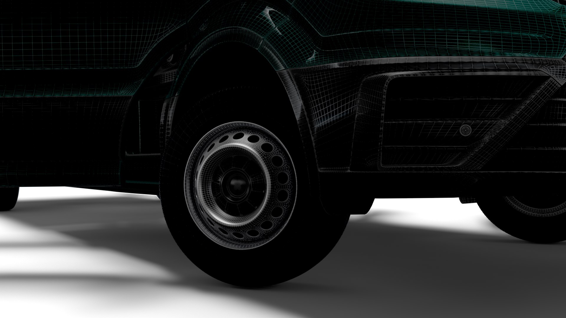 VW Crafter Double Cab Tipper HQ Interior 2023 3D - TurboSquid 2073431