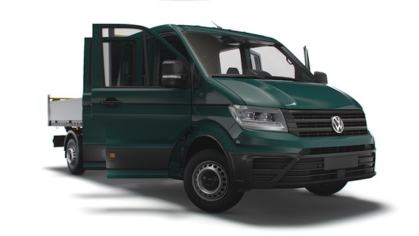 modelo 3d VW Crafter Double Cab Tipper HQ Interior 2023 - TurboSquid ...