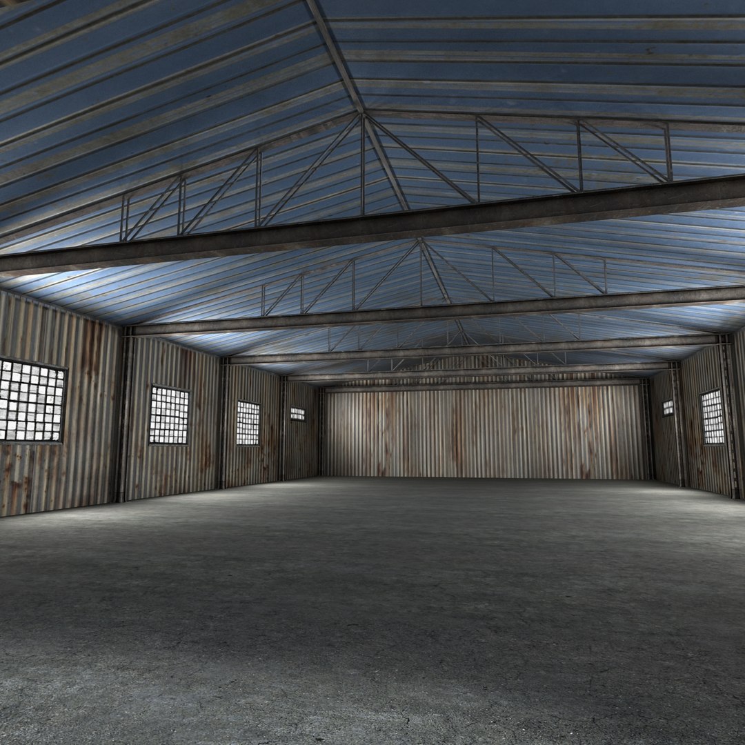Old Warehouse Hangar Barn 3D - TurboSquid 1662153