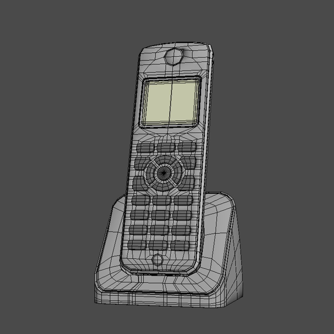 Cordless Phone 3d Model