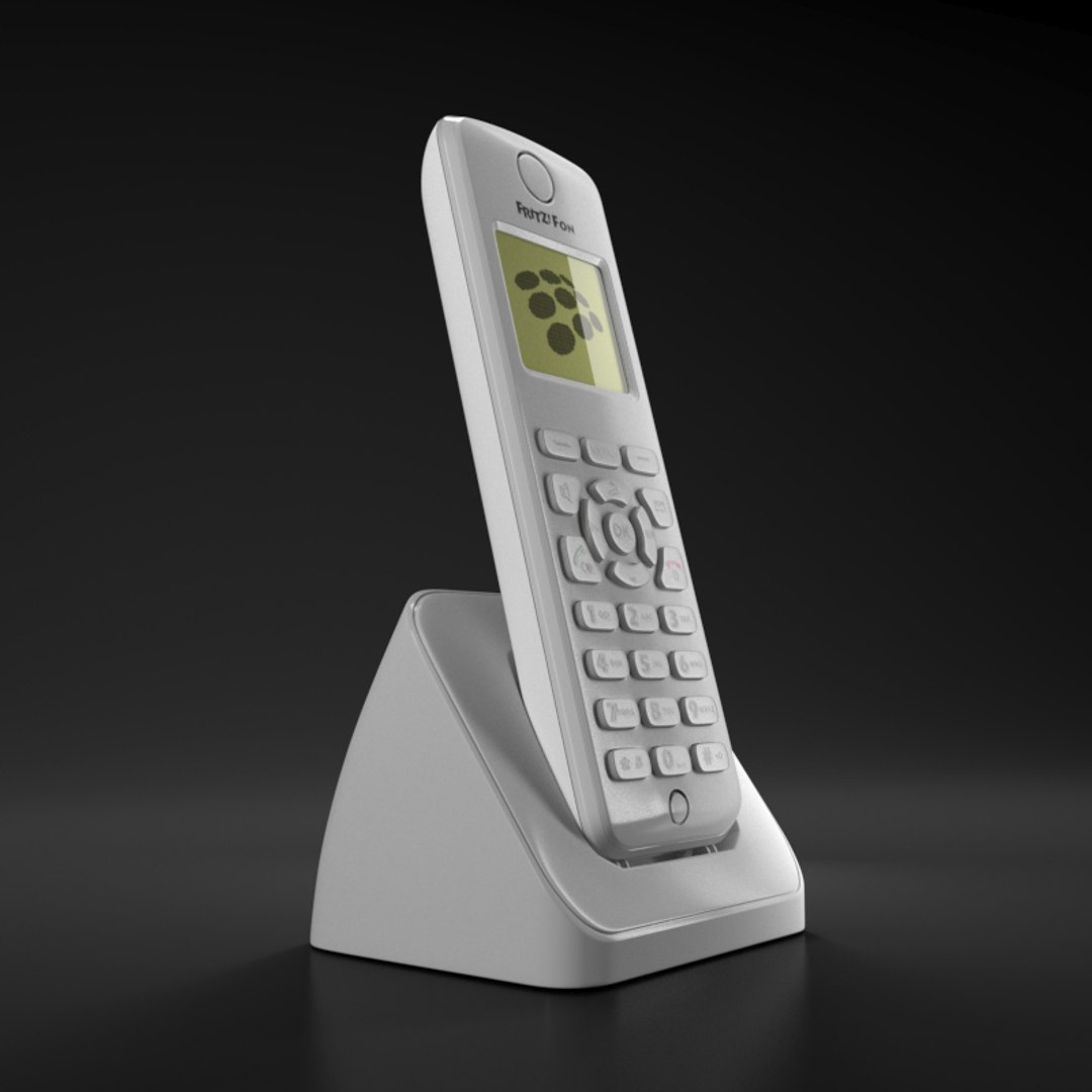 Cordless Phone 3d Model