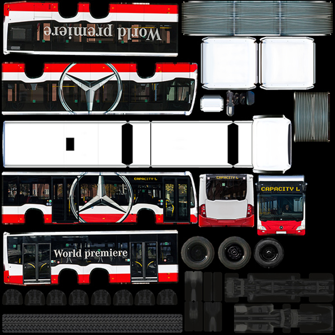 2015 mercedes-benz capacity l 3D model - TurboSquid 1637162