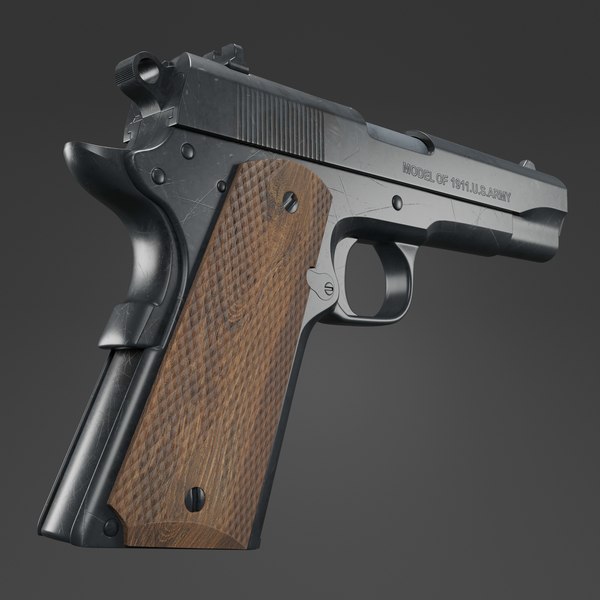 Colt 1911 3D model - TurboSquid 1700751