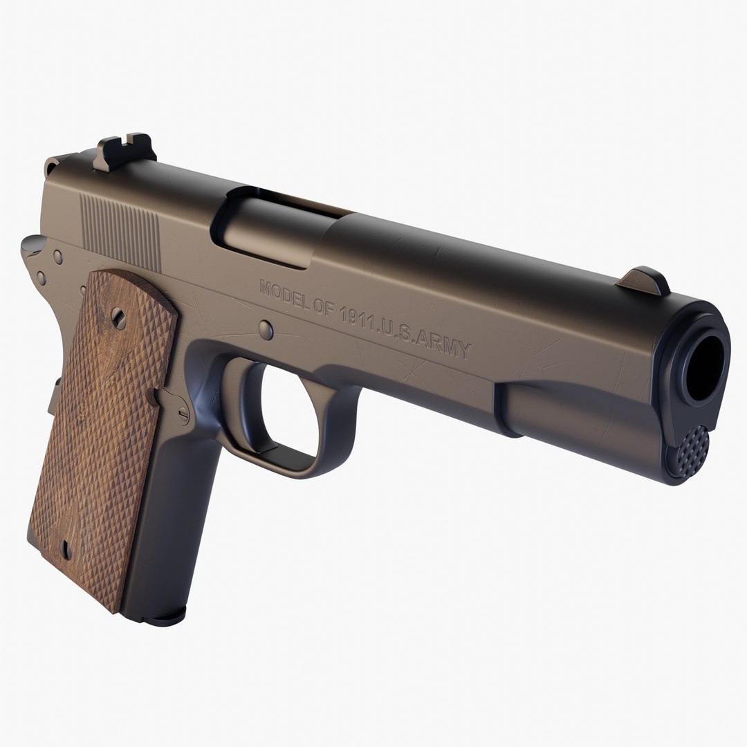 Colt 1911 3D Model - TurboSquid 1700751
