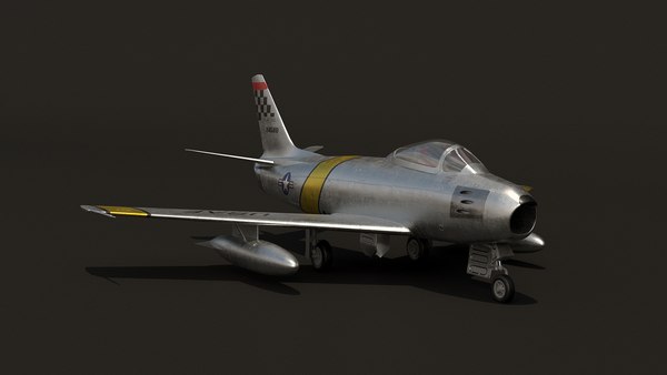 modelo 3d F-86 Sable USAF - TurboSquid 1996234