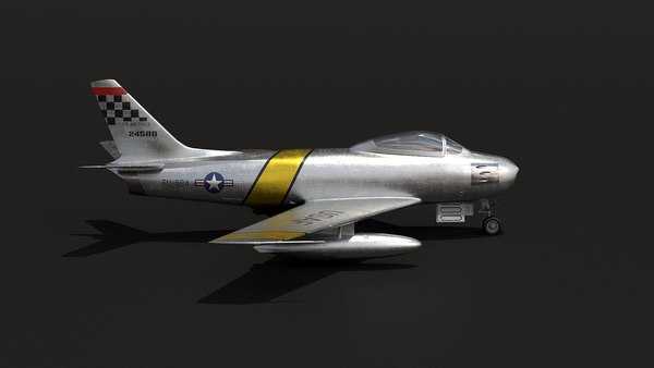 modelo 3d F-86 Sable USAF - TurboSquid 1996234