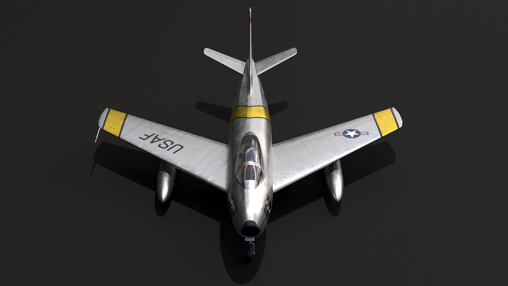 F-86 Sabre USAF 3D Model - TurboSquid 1996234