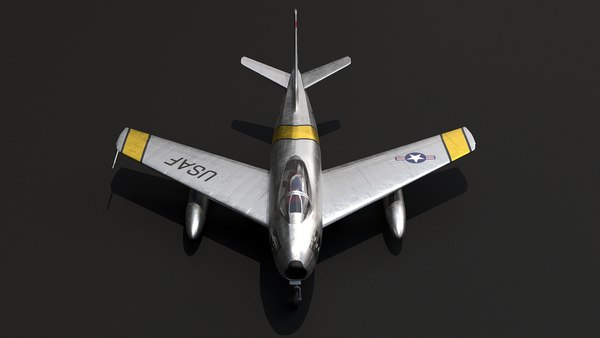 modelo 3d F-86 Sable USAF - TurboSquid 1996234
