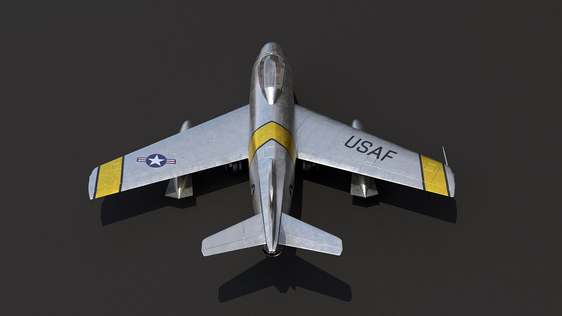 F-86 Sabre USAF 3D Model - TurboSquid 1996234