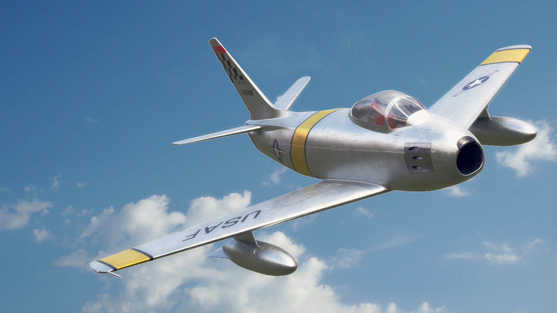 F-86 Sabre USAF 3D Model - TurboSquid 1996234