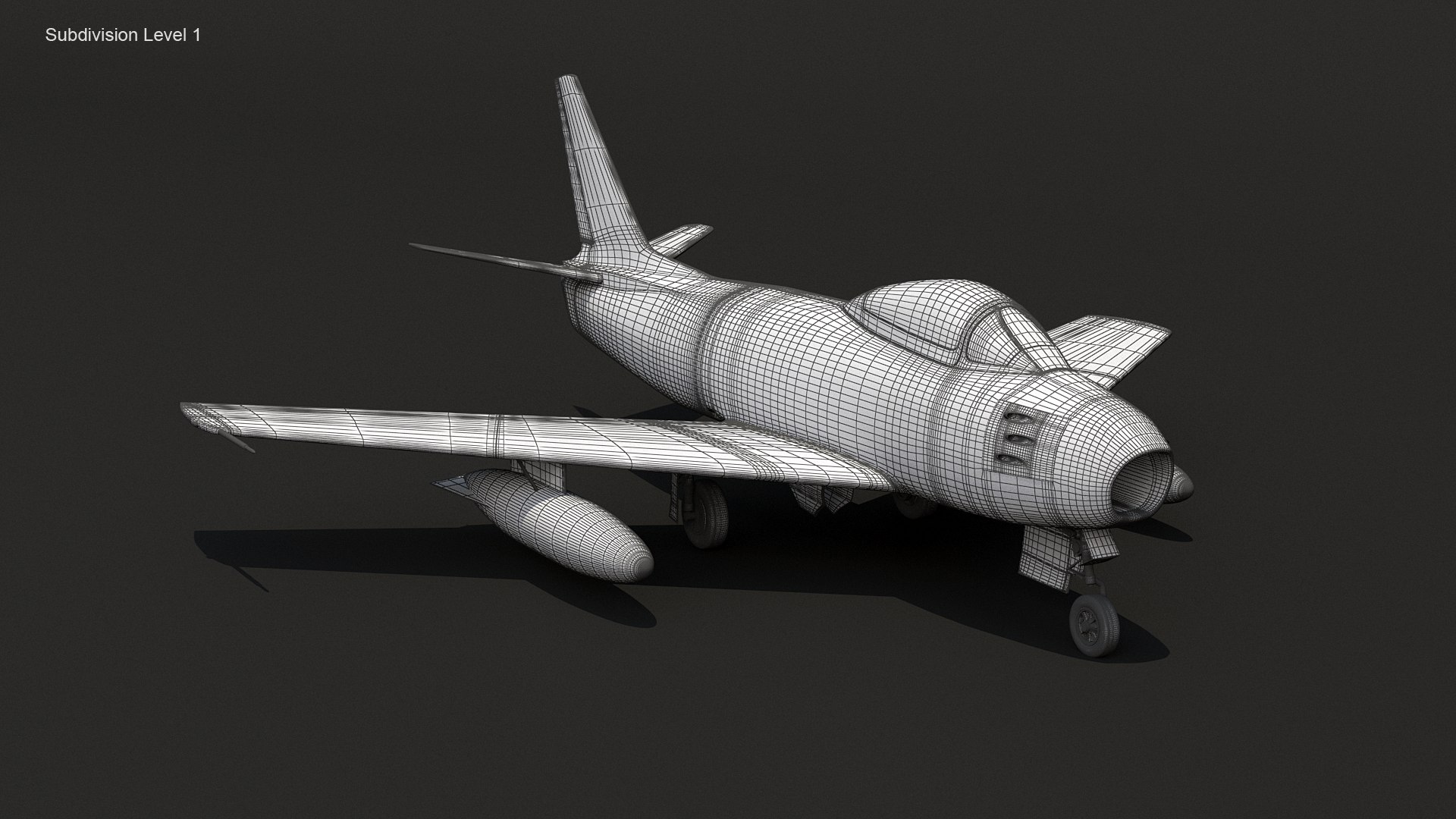 F-86 Sabre USAF 3D model - TurboSquid 1996234