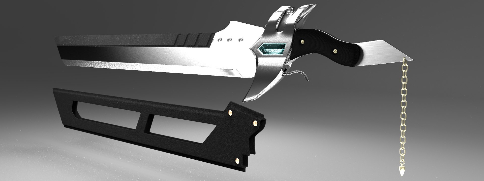 3d Blender Fusion Sword
