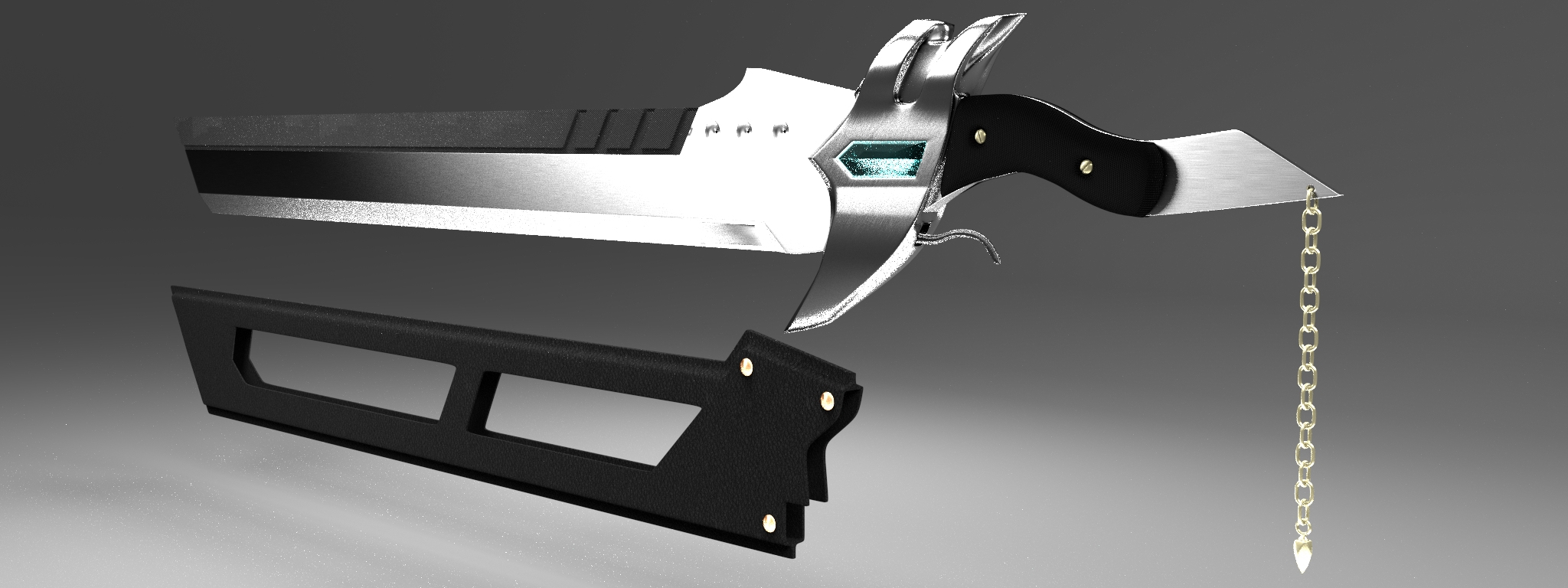3d blender fusion sword