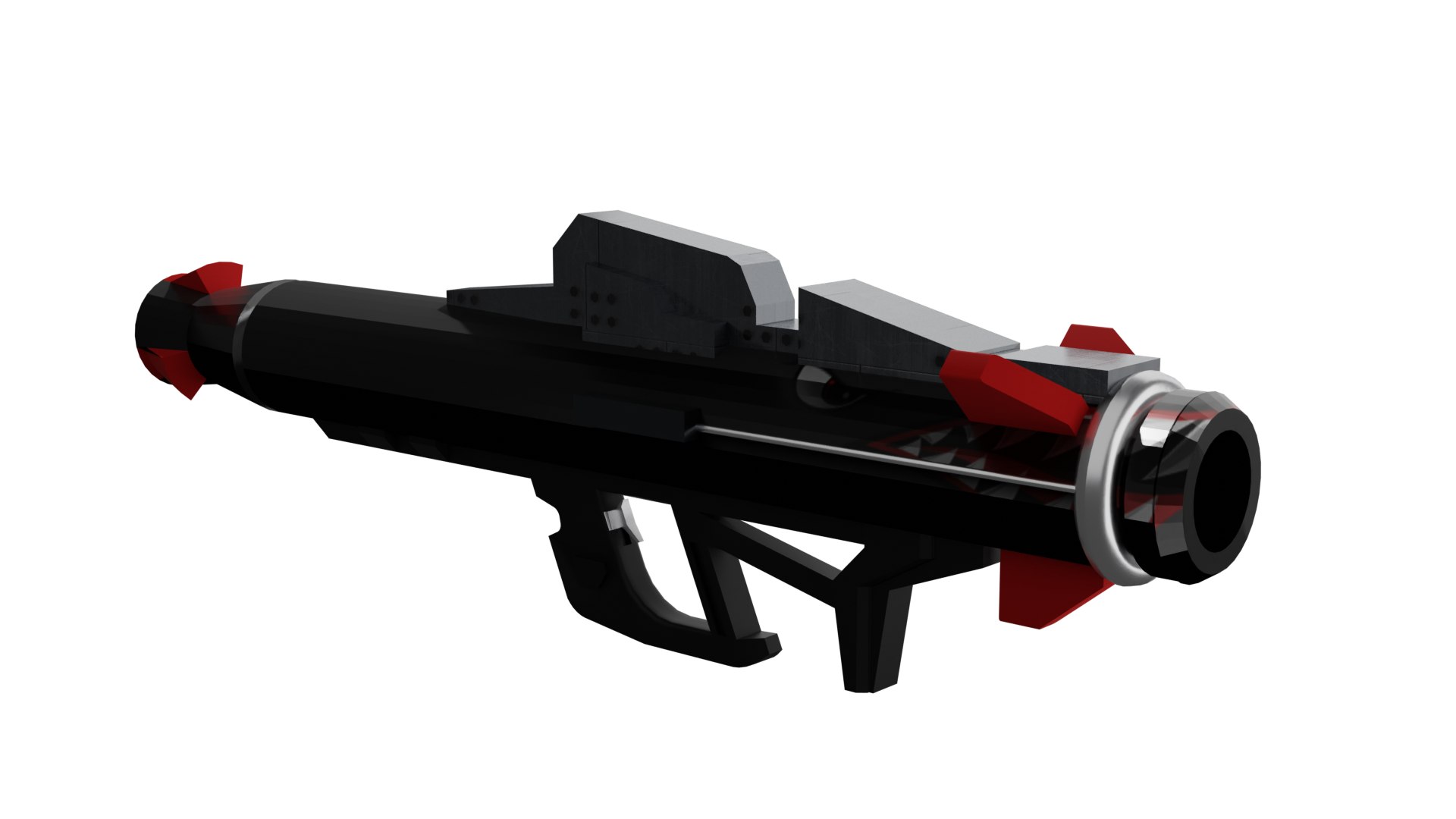 A02- Rocket Launcher Shark 3D Model - TurboSquid 2183288