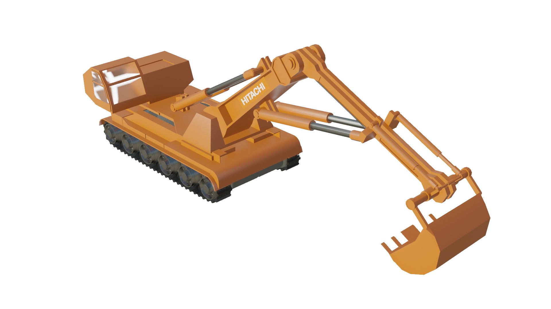Hitachi Excavator Model - TurboSquid 2205618