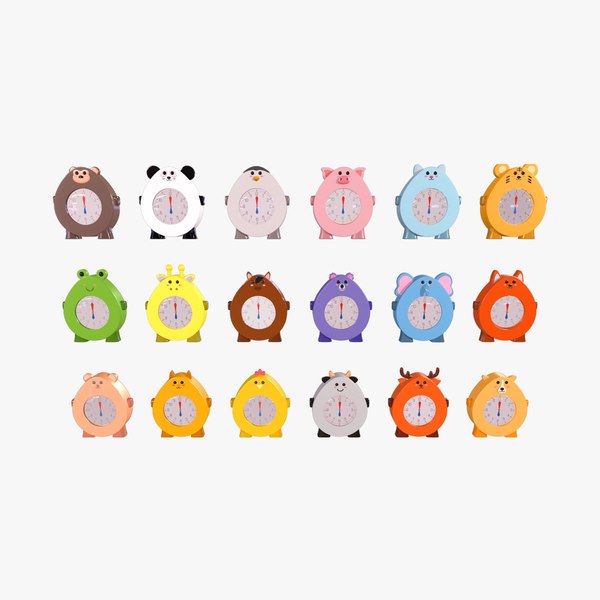 modelo 3d Paquete de reloj de animales 01 - TurboSquid 2239015