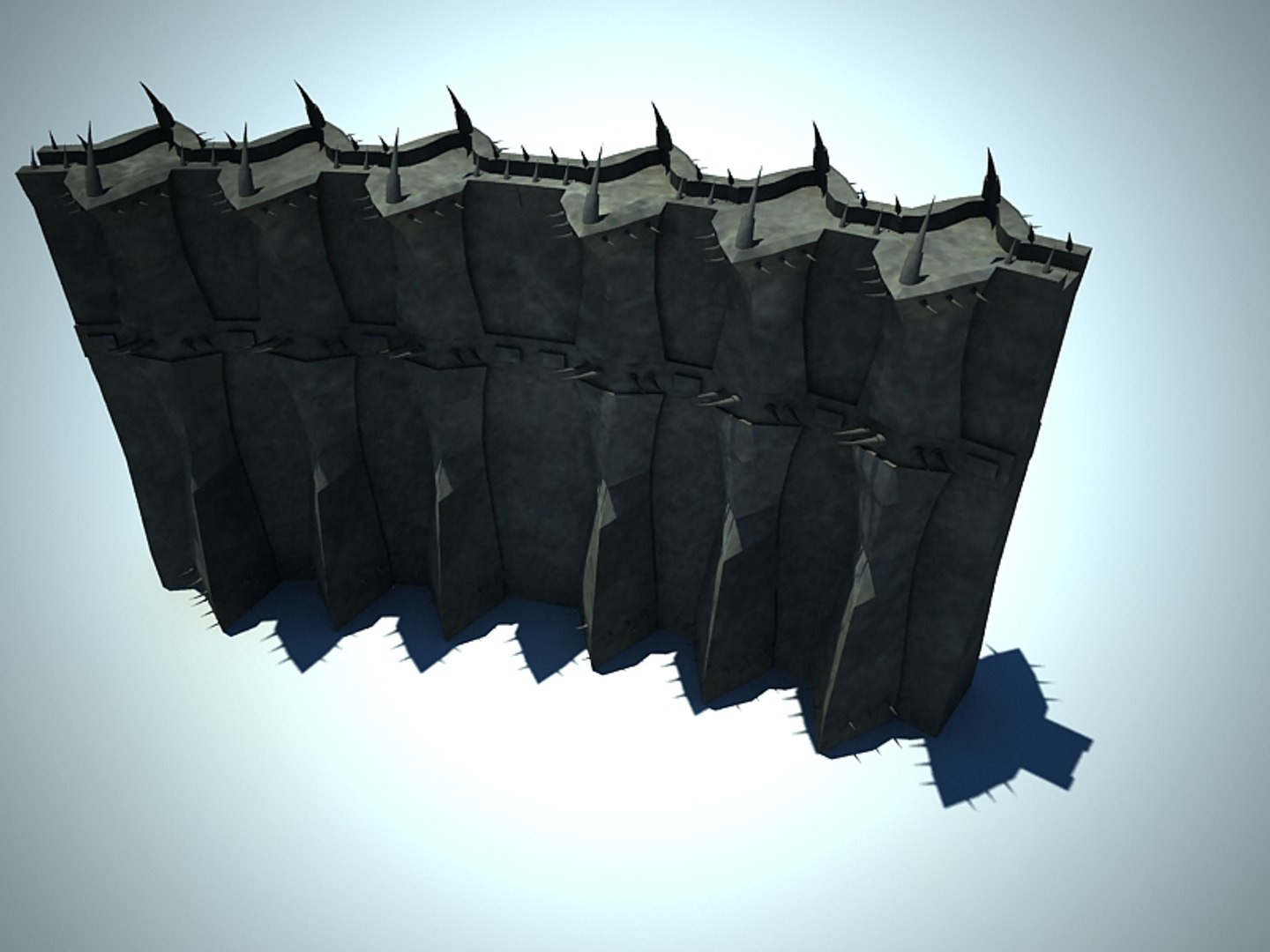 Evil Fantasy Walls 3d Max