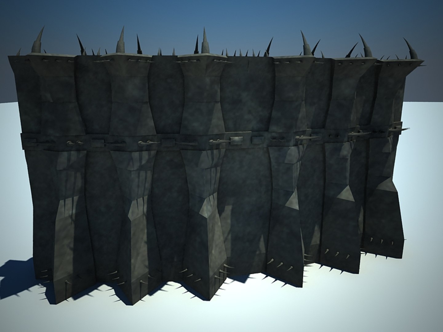 Evil Fantasy Walls 3d Max