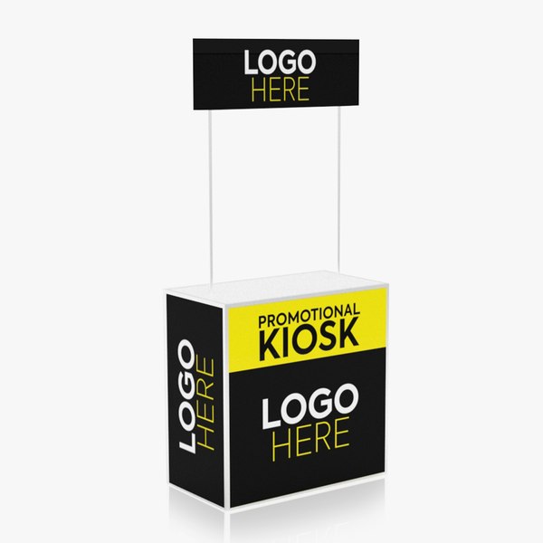 3D Promotional Kiosk - TurboSquid 1719518