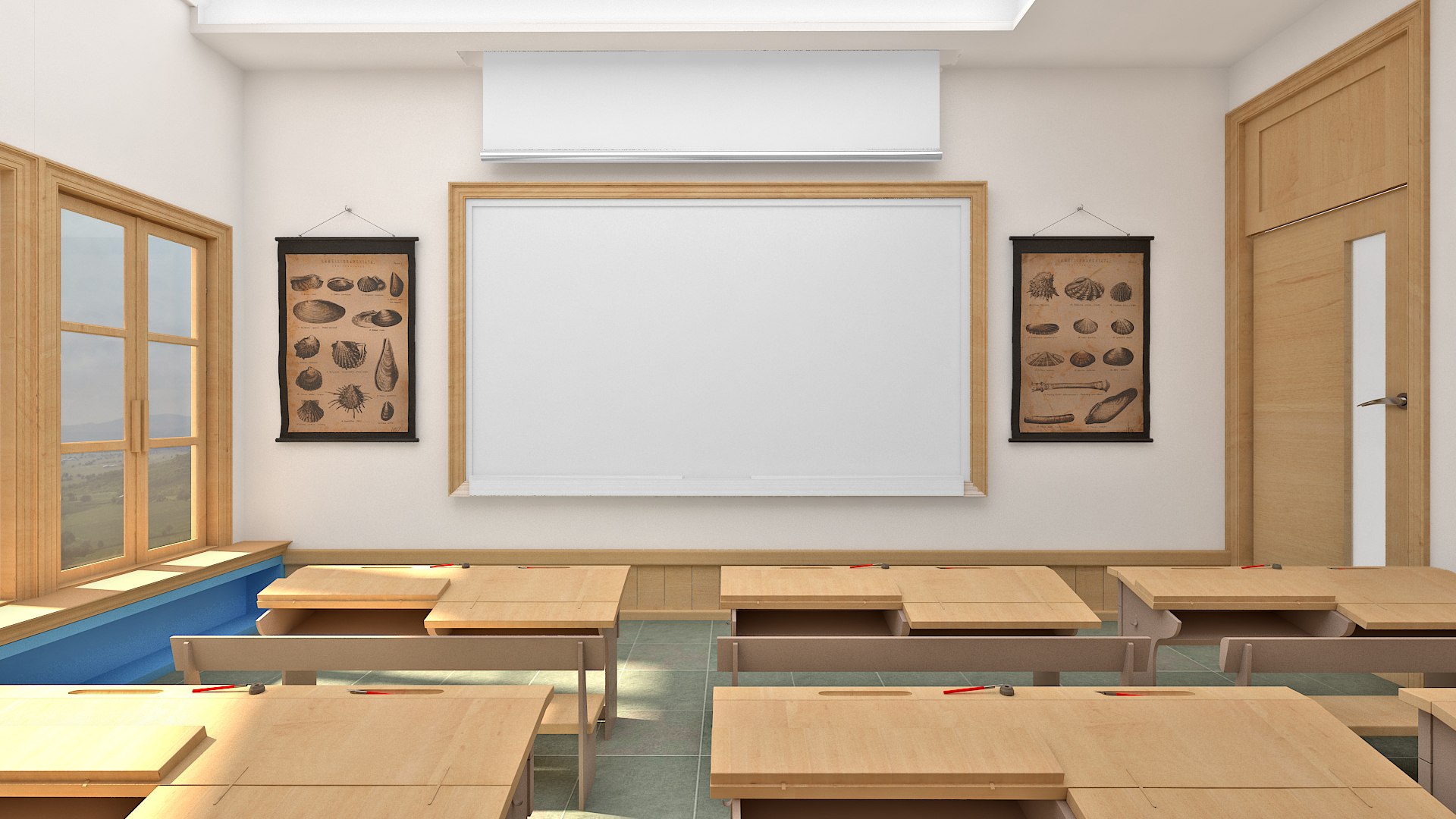 3D Classroom Class Room Model - TurboSquid 1534735
