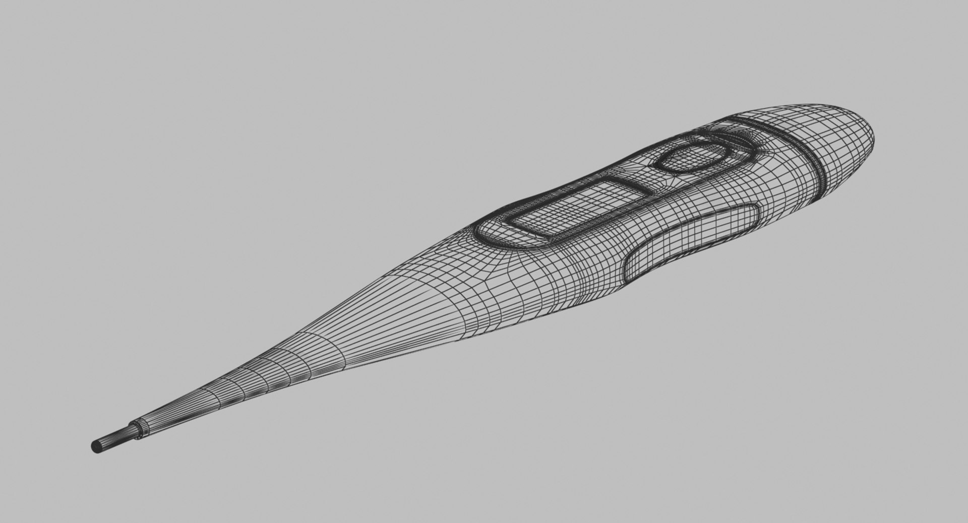 Digital thermometer 3D model - TurboSquid 1254835