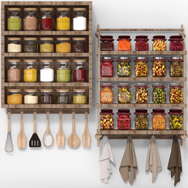 3d model spice rack