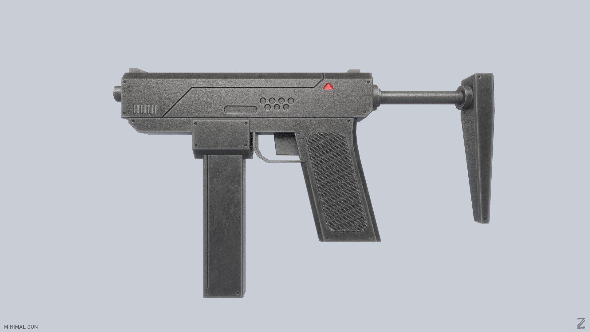 Minimal Gun 3D - TurboSquid 2237048